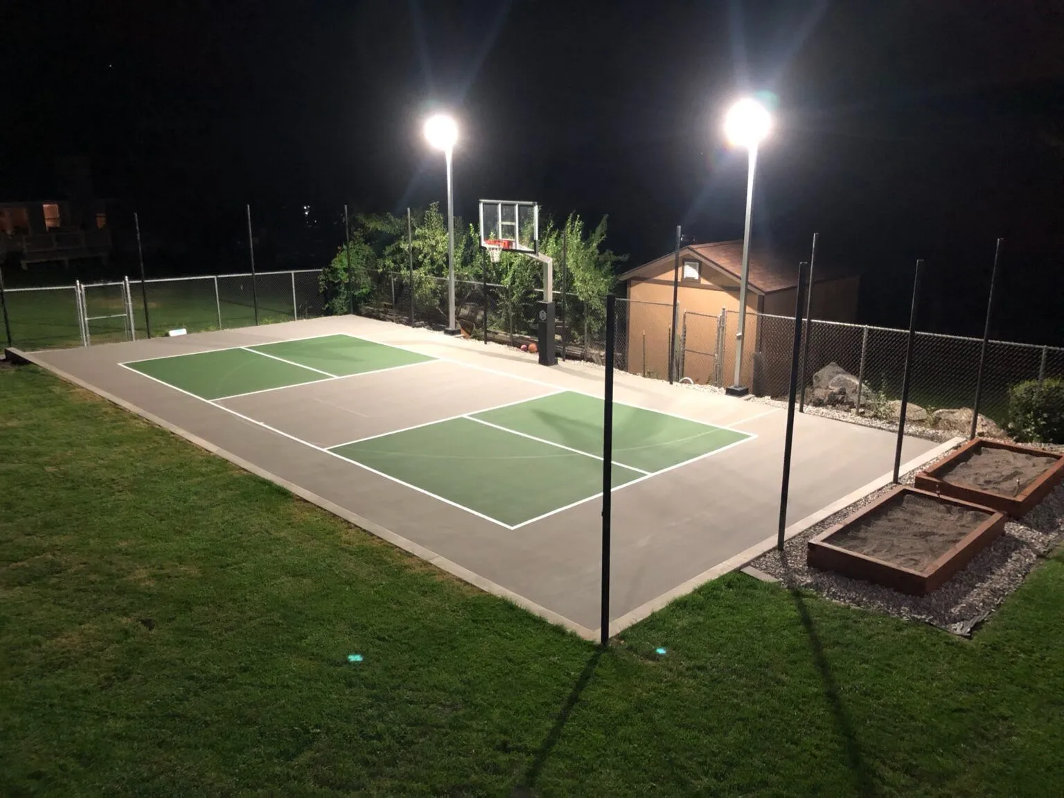 Basketball Court Lights | Outdoor Basketball Court Lighting