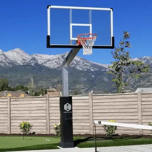 60 Inch In-Ground Basketball Hoop | Adjustable Hoop | Dominator